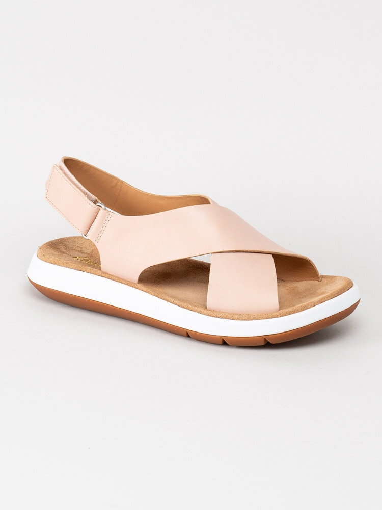 Köp Clarks - Jemsa Cross - Ljusrosa sandaler i skinn Jemsa Cross | SKOMAN