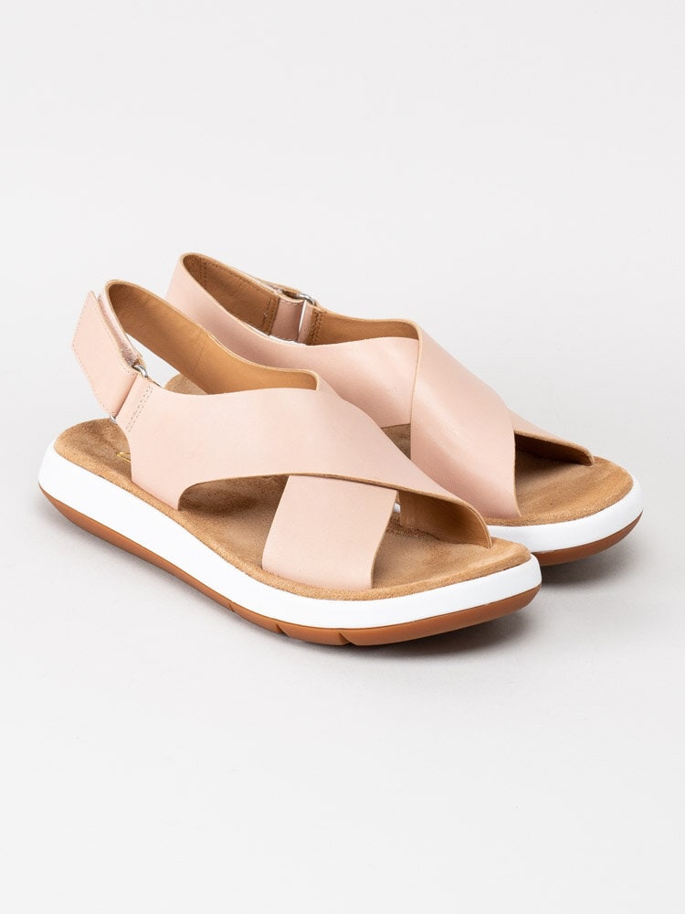 Köp Clarks - Jemsa Cross - Ljusrosa sandaler i skinn Jemsa Cross | SKOMAN