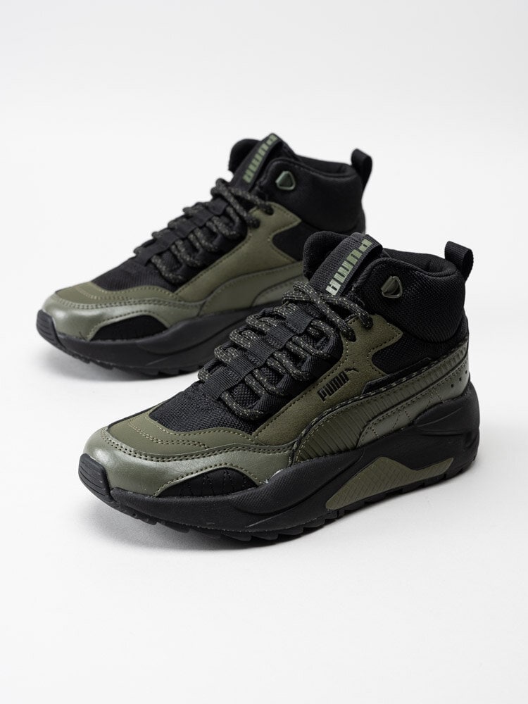 Köp Puma - X-Ray 2 Square Mid WTR - Gröna låga kängor X-Ray 2 Square ...