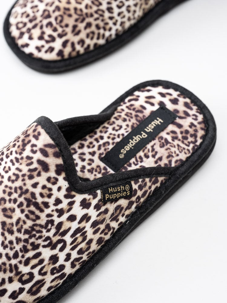 Hush Puppies H002BRW1 Brown Leo - Leopardmönstrade tofflor - Damskor| Skoman.se